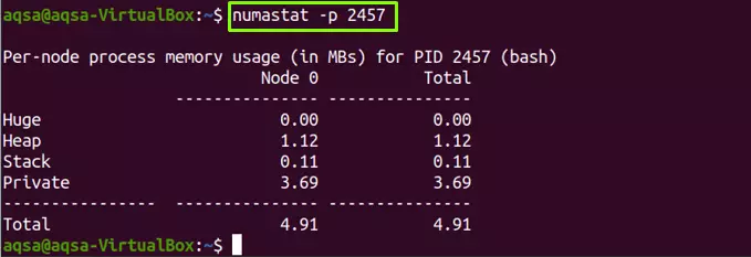 Si të ekzekutoni komandën Numastat në Linux 2342_11