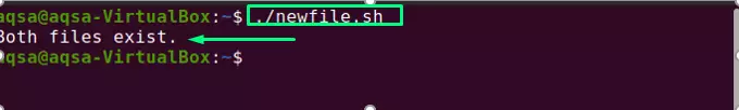 Comment vérifier si un fichier existe dans bash 2344_28