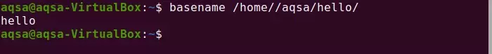 Basename komanda operētājsistēmā Linux 2347_4