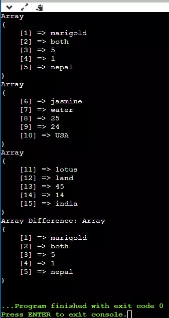 Функцыя PHP array_diff_key(). 2355_2