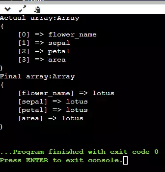 អនុគមន៍ PHP array_fills_keys() 2356_1