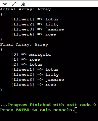 PHP array_unshift() လုပ်ဆောင်ချက် 2357_3