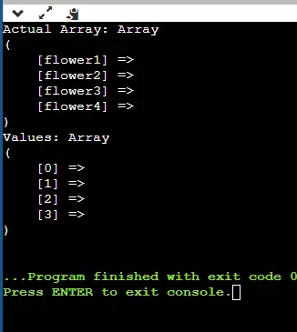 PHP array_values () କାର୍ଯ୍ୟ 2359_3