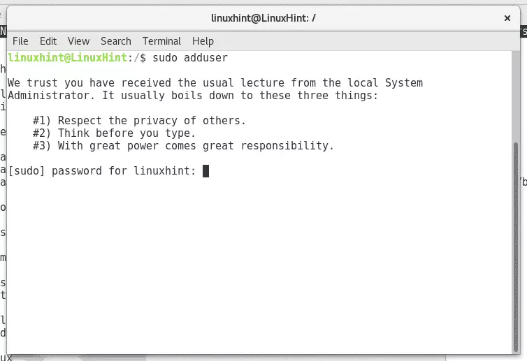 Linux-ൽ സുഡോ പ്രത്യേകാവകാശങ്ങൾ കൈകാര്യം ചെയ്യുന്നു 235_4