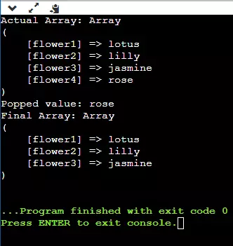 PHP array_pop() Function 2361_2