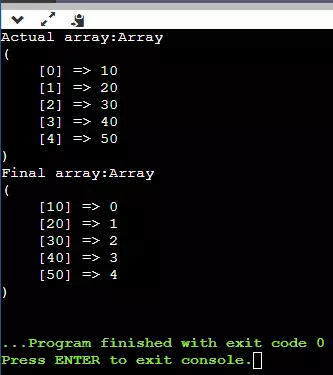 PHP array_flip () iṣẹ 2364_2