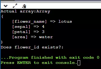 PHP array_key_exists() 函數 2365_2