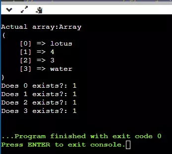 PHP array_key_exists() 函數 2365_3