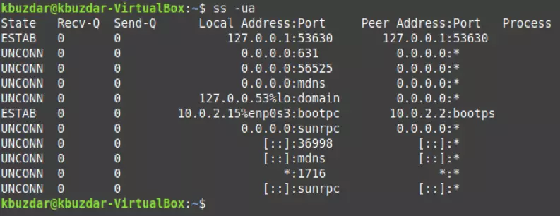 Linux “ss” Command နမူနာများ 2380_10