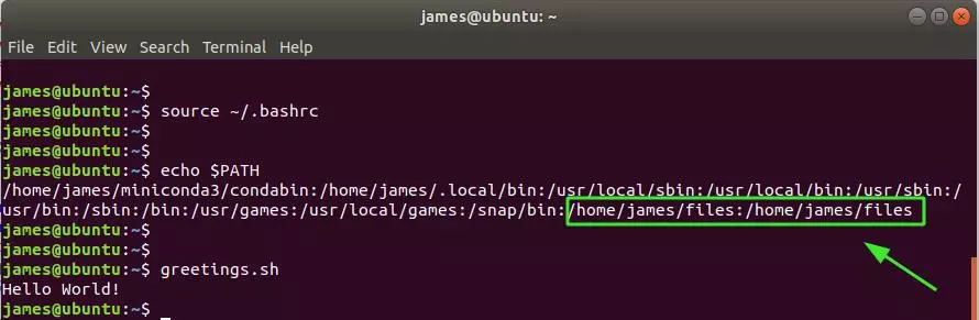 Přidejte adresář do cesty v Linuxu 2381_7