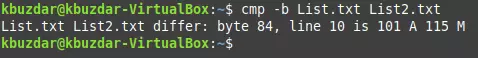 Linux “cmp” 命令示例 2384_12