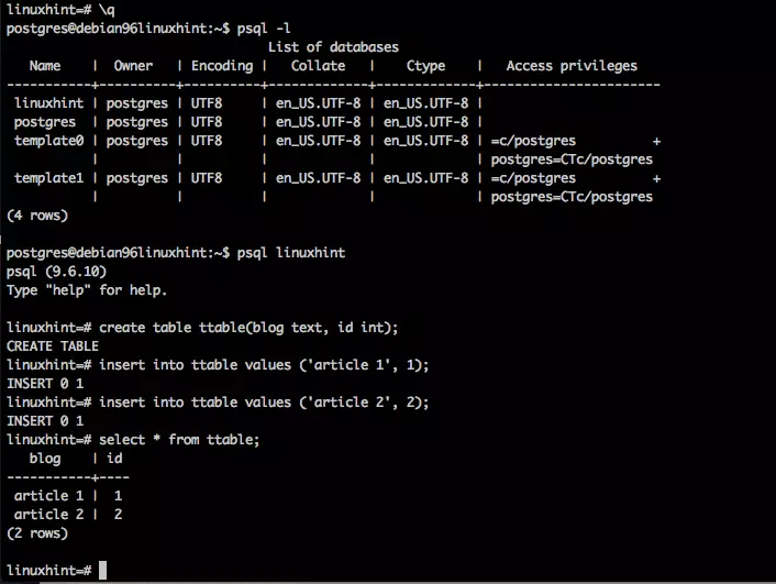 Jak zainstalować PostgreSQL na Debianie? 2409_8