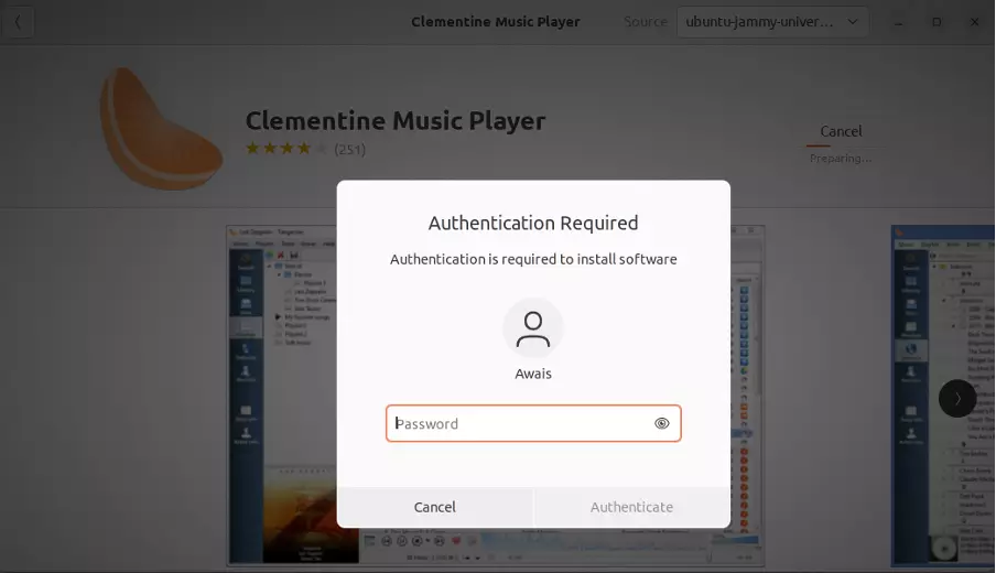 Nola instalatu Clementine Music Player Ubuntu 22.04-n 2423_14
