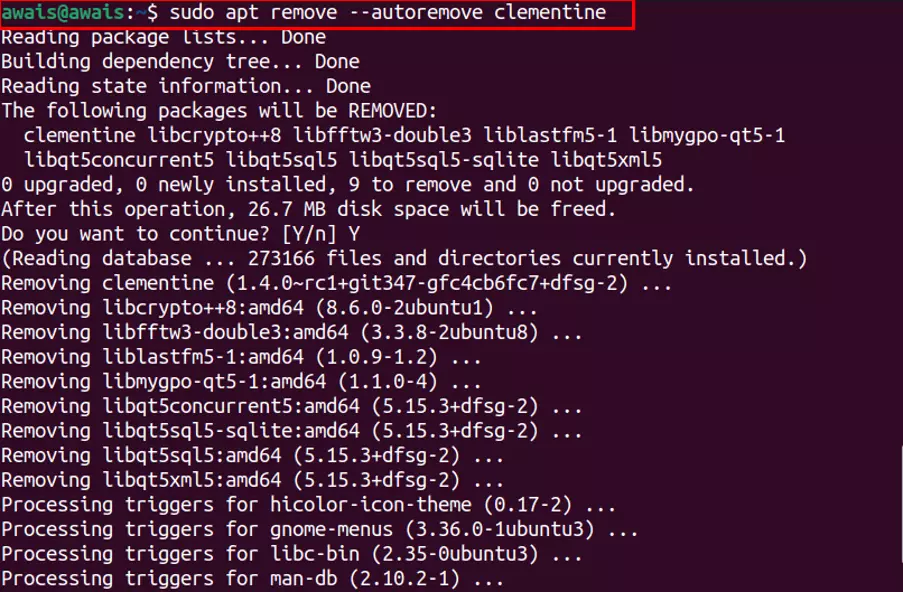 如何在 Ubuntu 22.04 上安装 Clementine 音乐播放器 2423_6
