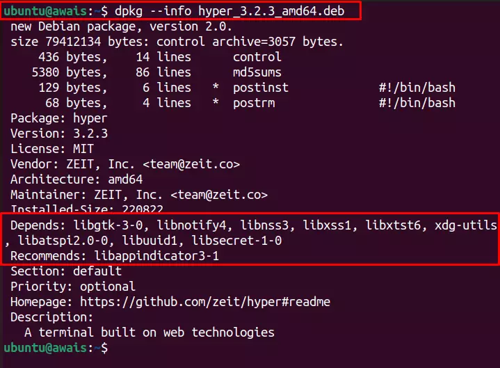 Како да ги проверите зависностите на пакетот во Ubuntu 22.04 2424_3