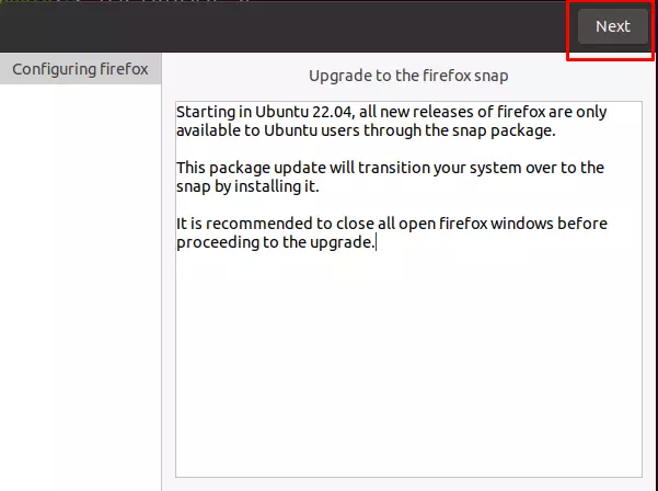 Ubuntu 20.04 LTS کي Ubuntu 22.04 LTS کي ڪيئن اپڊيٽ ڪجي 2429_13