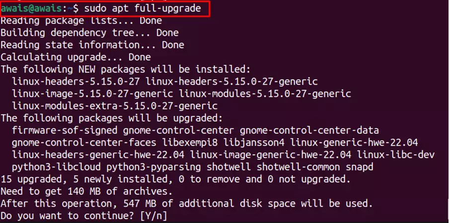 Ubuntu 22.04-ում անվտանգության թարմացումներ տեղադրելու ամբողջական ուղեցույց 2430_4