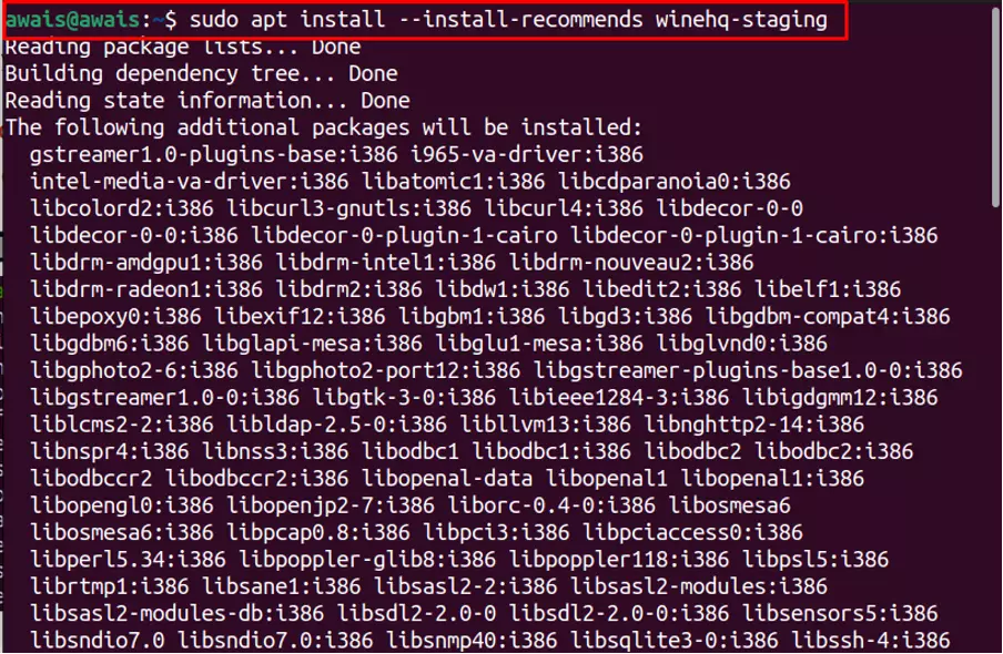כיצד להתקין WineHQ על אובונטו 22.04 LTS 2431_6