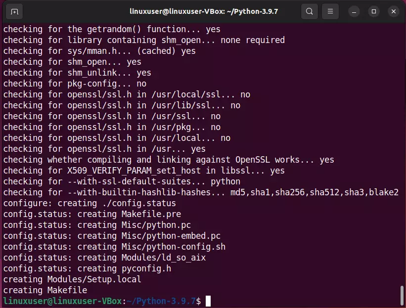 Sådan installeres Python 3.9 på Ubuntu 22.04 2435_14