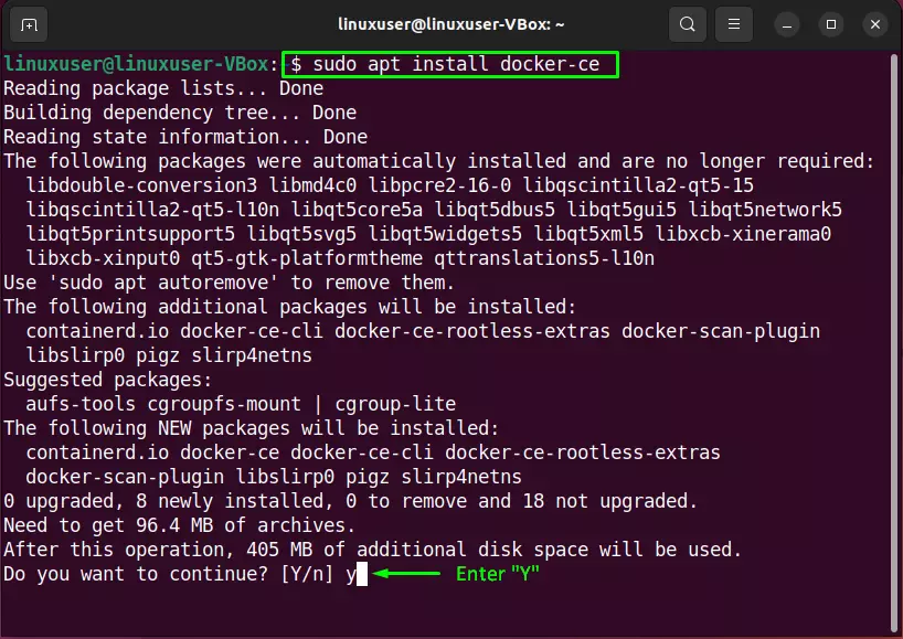 Sut i Gosod Docker ar Ubuntu 22.04 2436_8