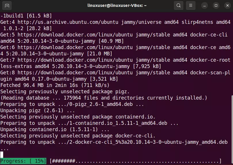 Hoe kinne jo Docker ynstalleare op Ubuntu 22.04 2436_9