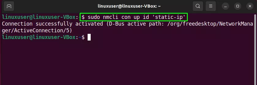 Настройване на статичен IP адрес на Ubuntu 22.04 LTS 2437_4