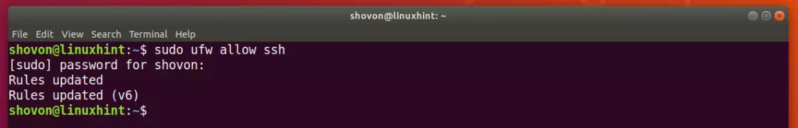 Come abilitare il server SSH su Ubuntu 18.04 LTS 2442_19