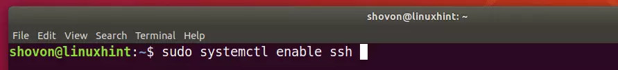 Come abilitare il server SSH su Ubuntu 18.04 LTS 2442_20