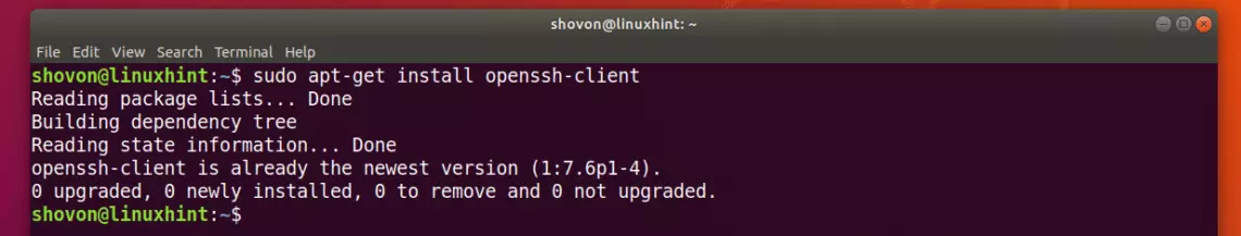 Come abilitare il server SSH su Ubuntu 18.04 LTS 2442_7