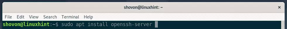 Aktipkeun SSH dina Debian 10 2443_3
