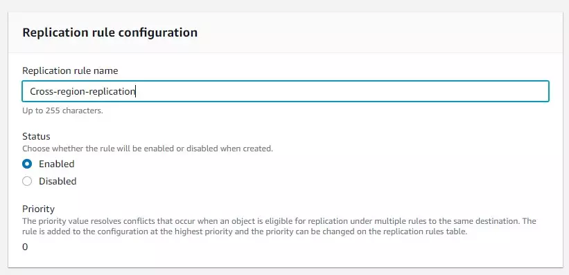 Slik konfigurerer du replikeringsregler på AWS S3 2466_4