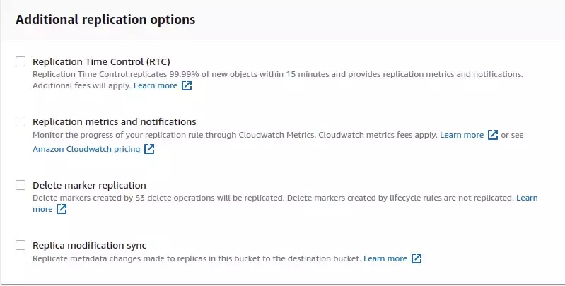 AWS S3 дээр хуулбарлах дүрмийг хэрхэн тохируулах талаар 2466_8