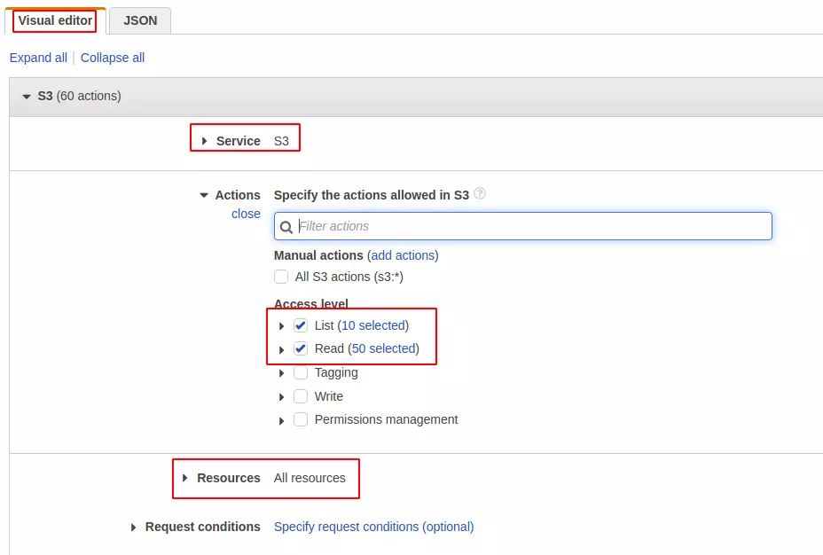 كيفية تكوين أذونات حاوية S3 على AWS 2468_5