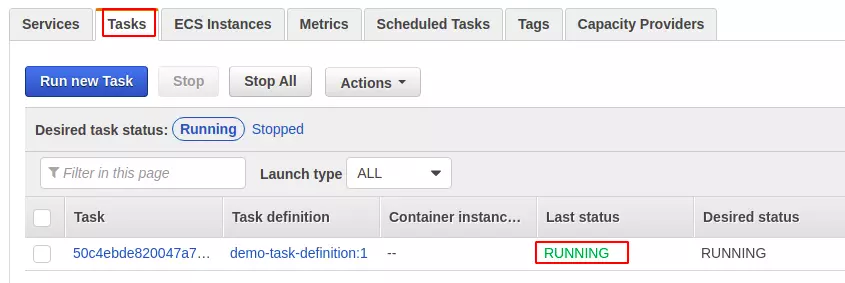 AWS இல் ECS கிளஸ்டரை எவ்வாறு உருவாக்குவது 2469_16