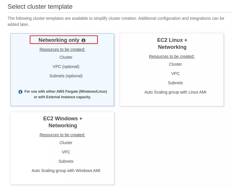 Nola sortu ECS kluster bat AWS-en 2469_4