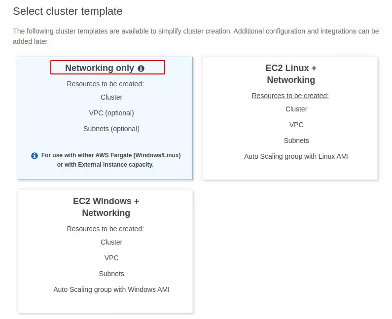 AWS இல் ECS கிளஸ்டரை எவ்வாறு உருவாக்குவது 2469_4