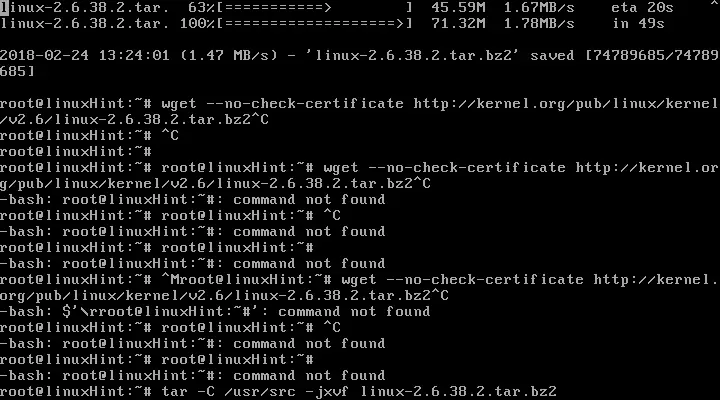 Na-achịkọta kernel Slackware 2476_2