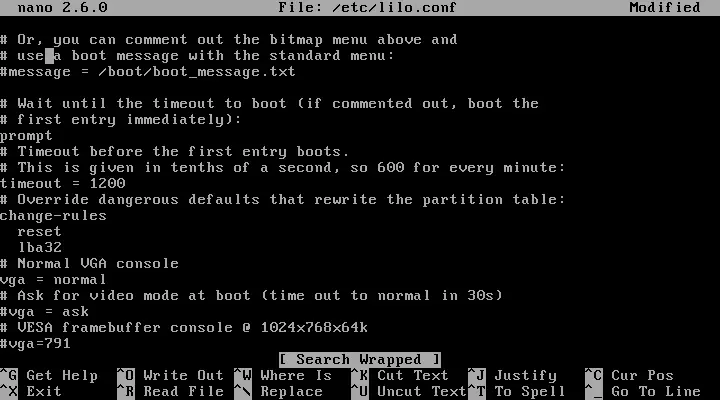 Na-achịkọta kernel Slackware 2476_20