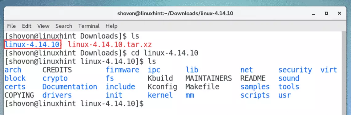 Ṣe akopọ Kernel Linux lori CentOS7 2485_21