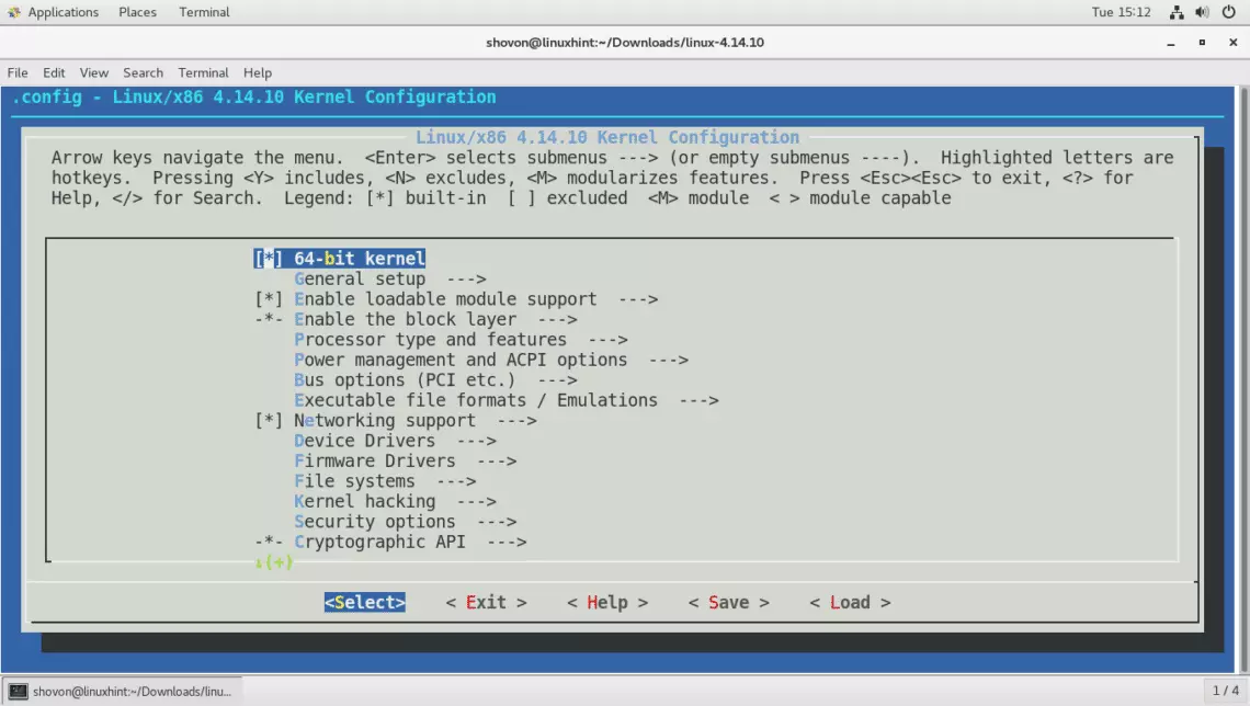 คอมไพล์เคอร์เนล Linux บน CentOS7 2485_25