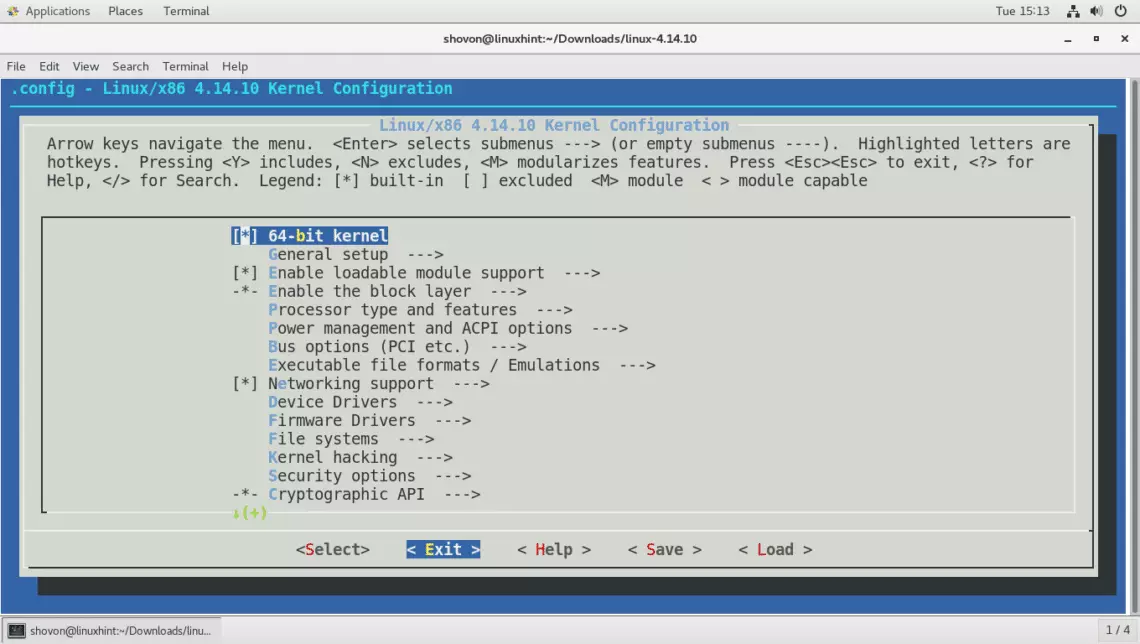 คอมไพล์เคอร์เนล Linux บน CentOS7 2485_29