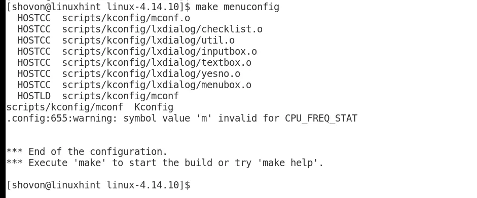 Ikkompila Linux Kernel fuq CentOS7 2485_30