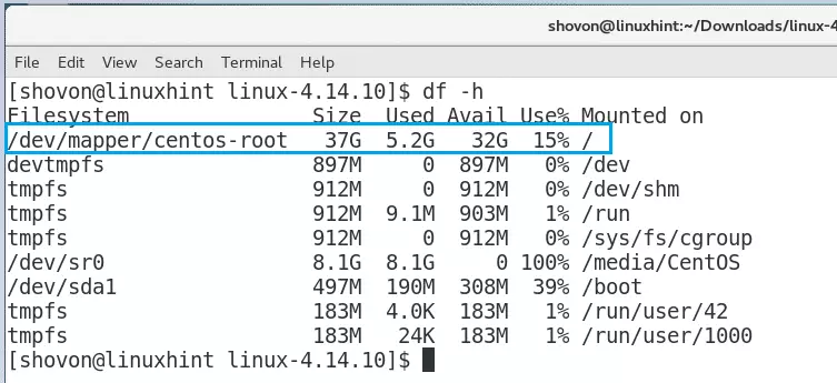 Ṣe akopọ Kernel Linux lori CentOS7 2485_31