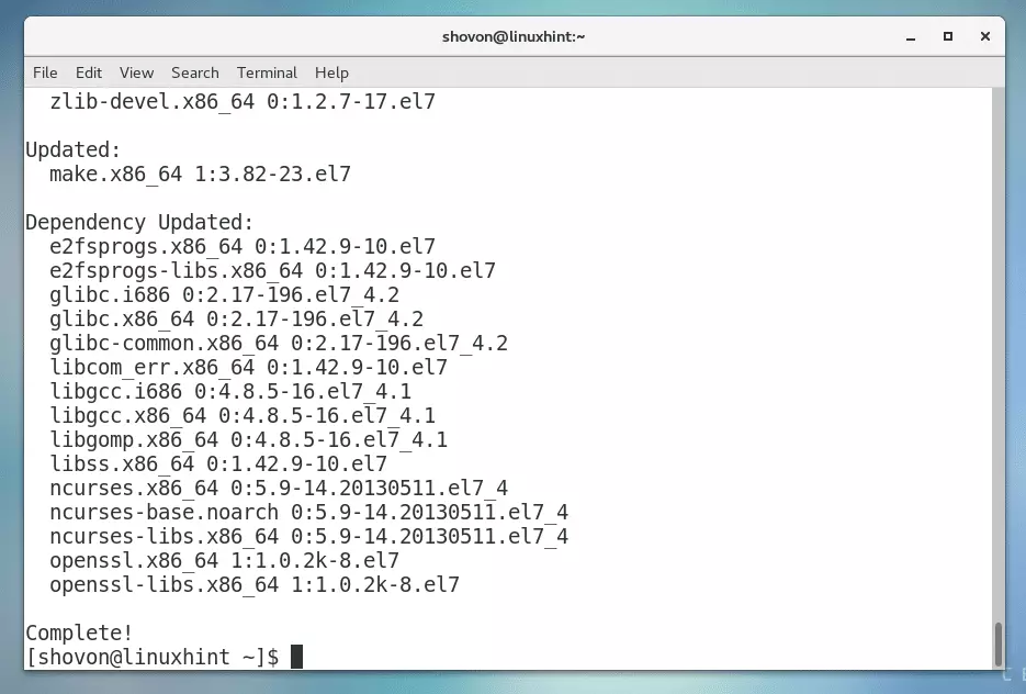 คอมไพล์เคอร์เนล Linux บน CentOS7 2485_6