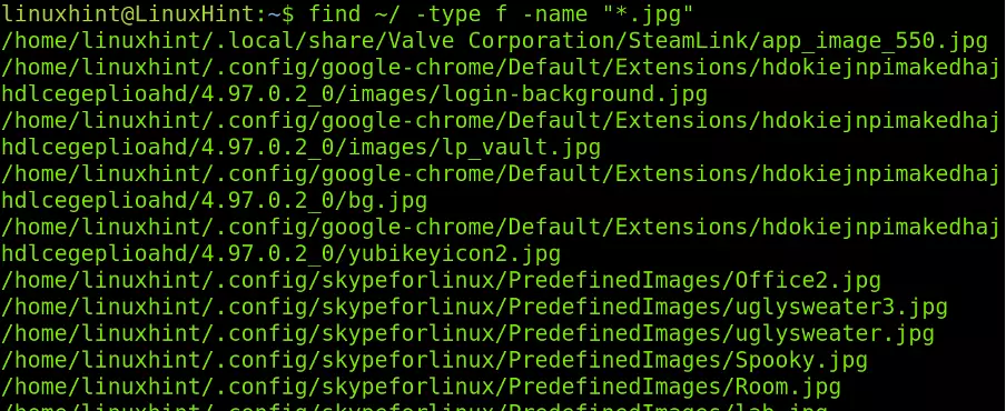 Kaip rekursyviai ieškoti ir rasti failus Linux 24_4
