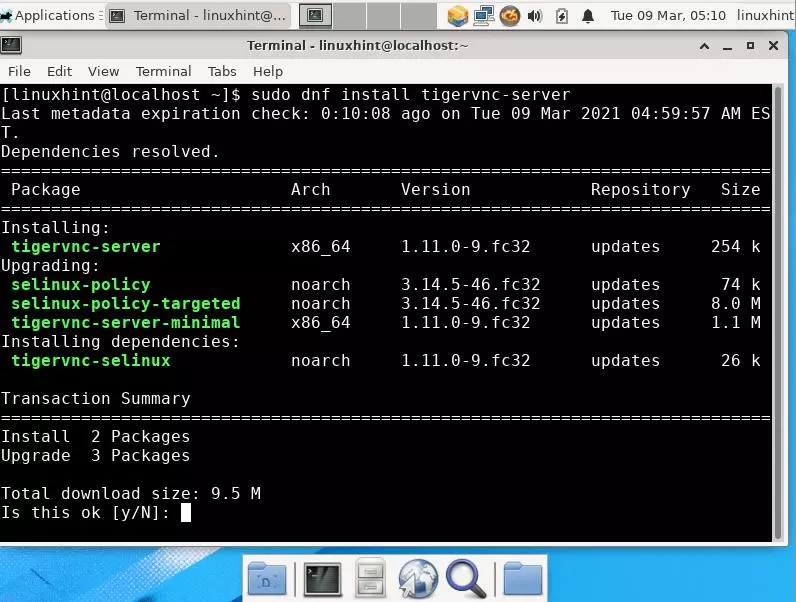 Bagaimana Mengkonfigurasi Server VNC di Fedora Linux? 2532_1