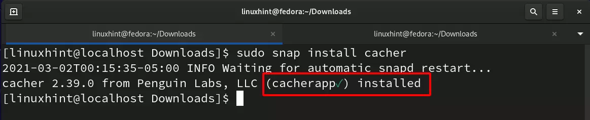Sådan installeres Cacher Code Snippet Library i Fedora 2534_11