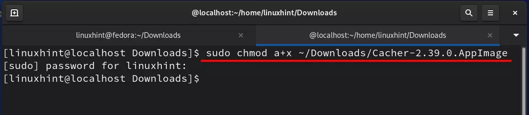 Sådan installeres Cacher Code Snippet Library i Fedora 2534_3