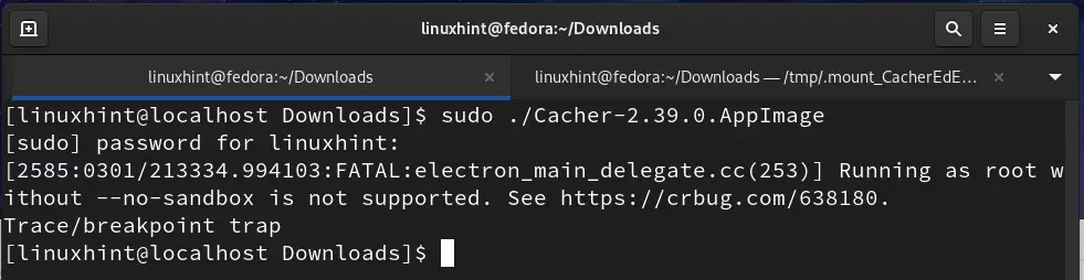 Sådan installeres Cacher Code Snippet Library i Fedora 2534_6