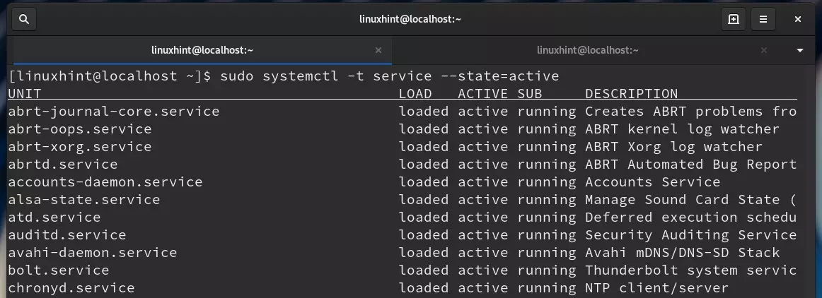 Com llistar els serveis d'arrencada en el moment de l'arrencada a Fedora Linux? 2535_7